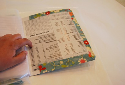 Fabric Covered Composition Book - Crap I've Made